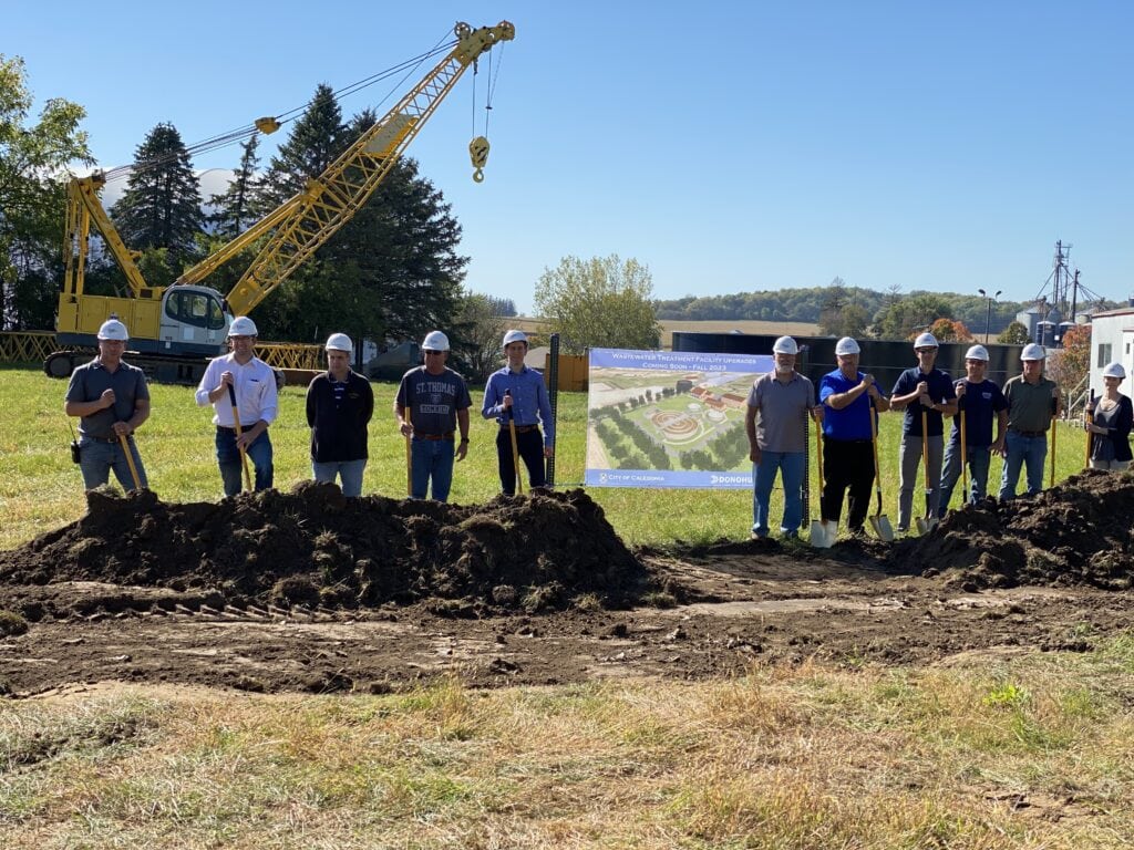 Caledonia Celebrates Groundbreaking for New Wastewater Treatment Facility