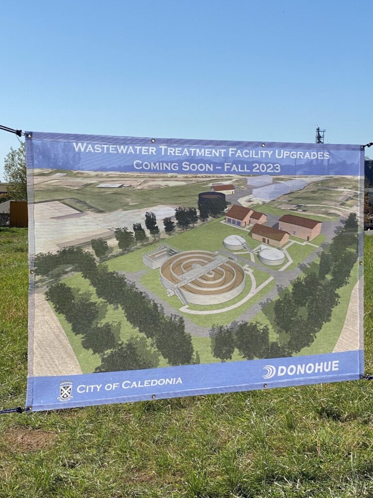 Caledonia Celebrates Groundbreaking for New Wastewater Treatment Facility