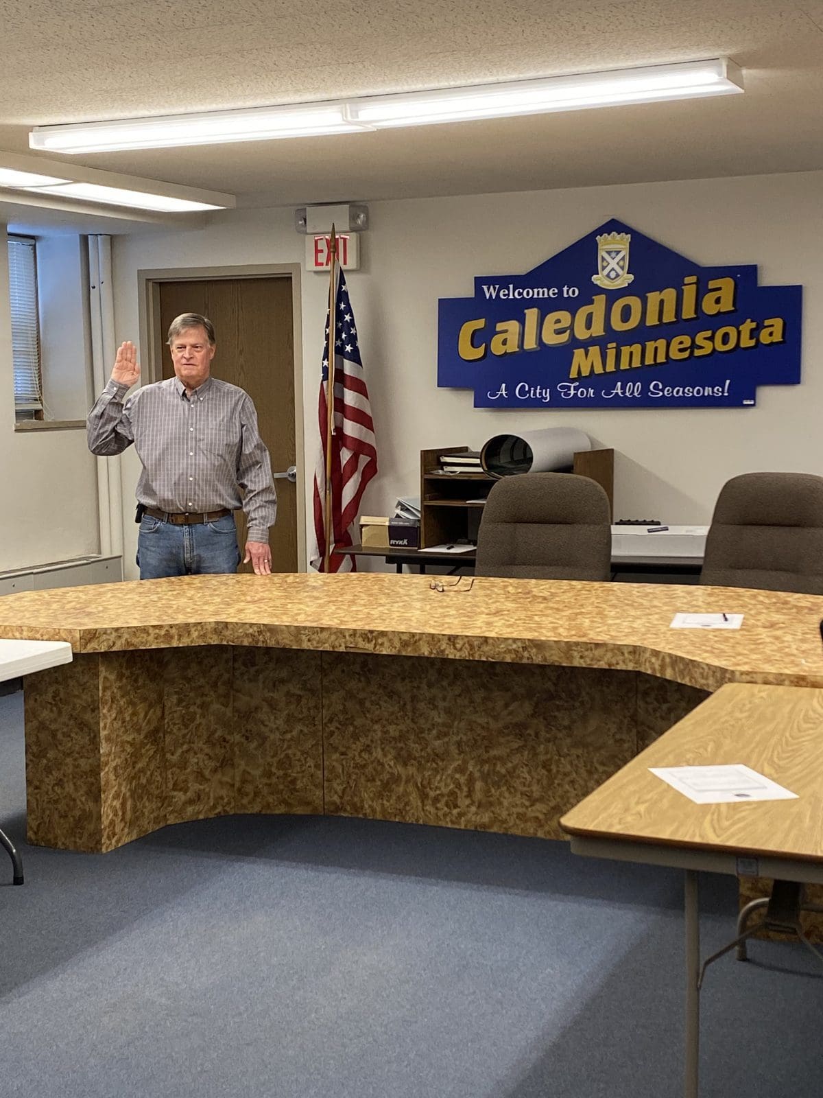 Caledonia Welcomes Robert Klug and Amanda Ninneman Onto City Council
